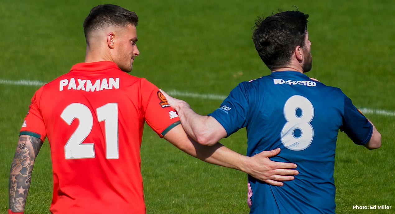 Paxman enjoying wide role - Ebbsfleet United Football Club | Official ...